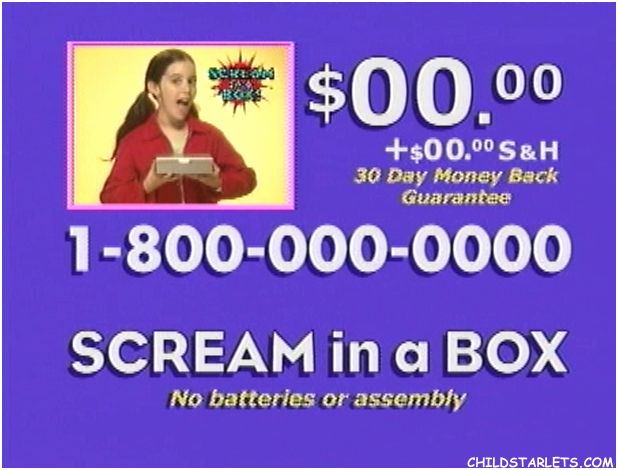 Nick's Phony Commercials/"Scream in a Box" - Child Actresses/Young ...